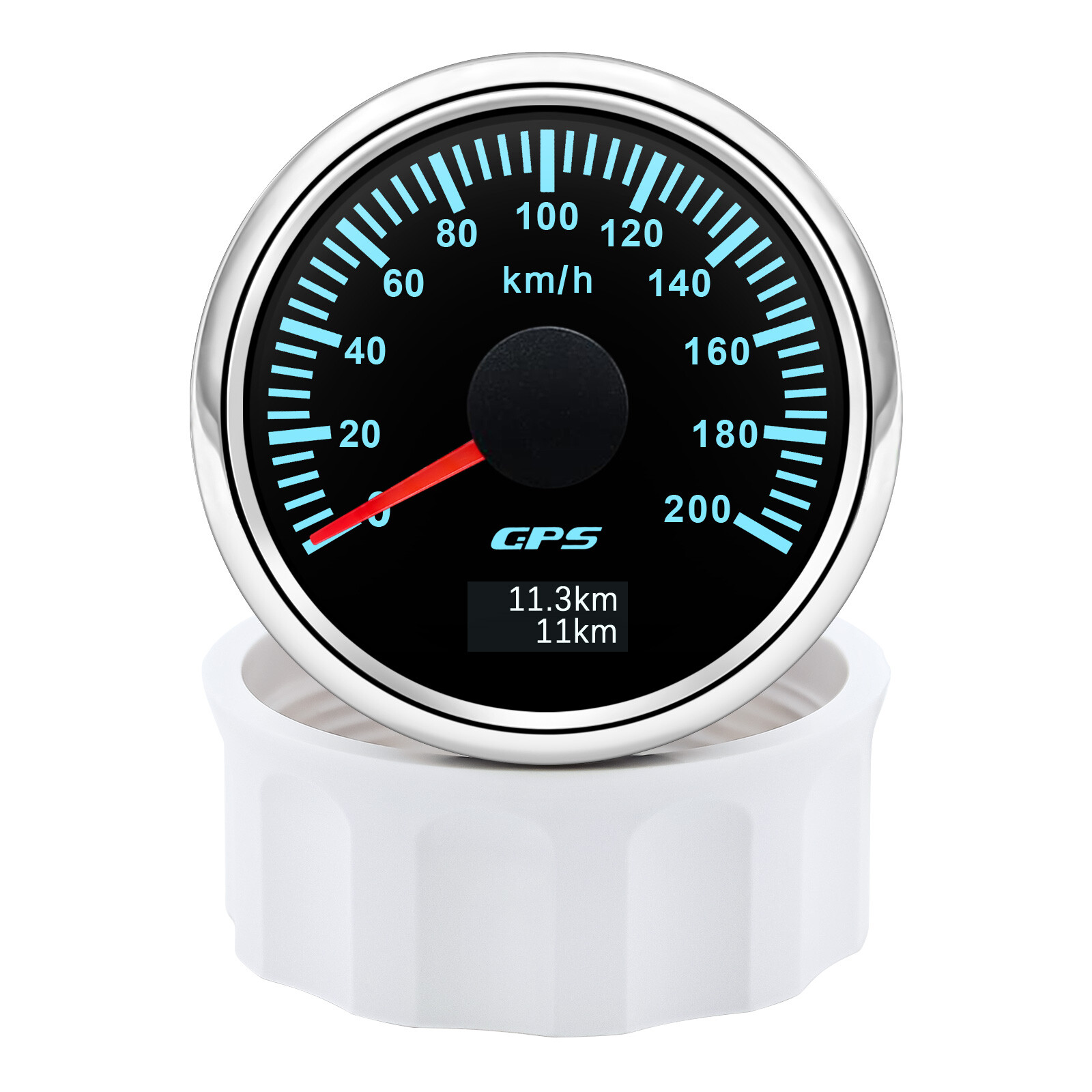 52MM GPS Speedometer Gauge 200km/h Waterproof for Motorcycles Boat Car ...