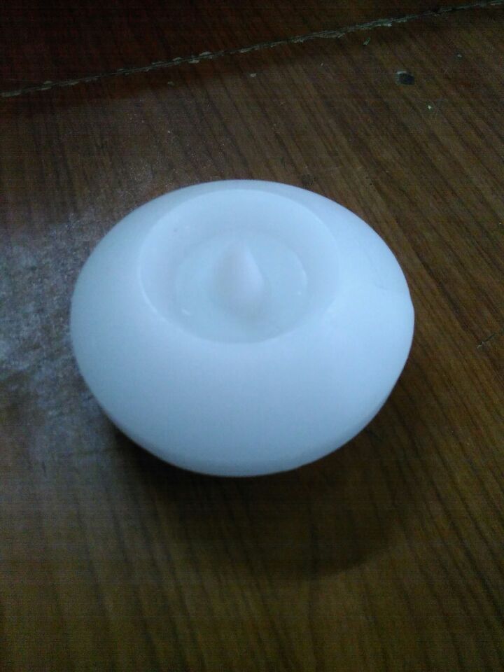 3 Inch Large LED Waxed Floating Candle Flameless Floating Candle Cold ...