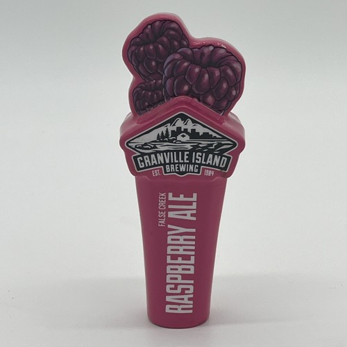 Granville Island Brewing False Creek Rasberry Ale Beer Tap Handle Pink ...