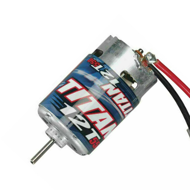 Traxxas 3785 Titan 12T Motor 550 Brushed Slash 2WD XL5 Bandit Rustler ...