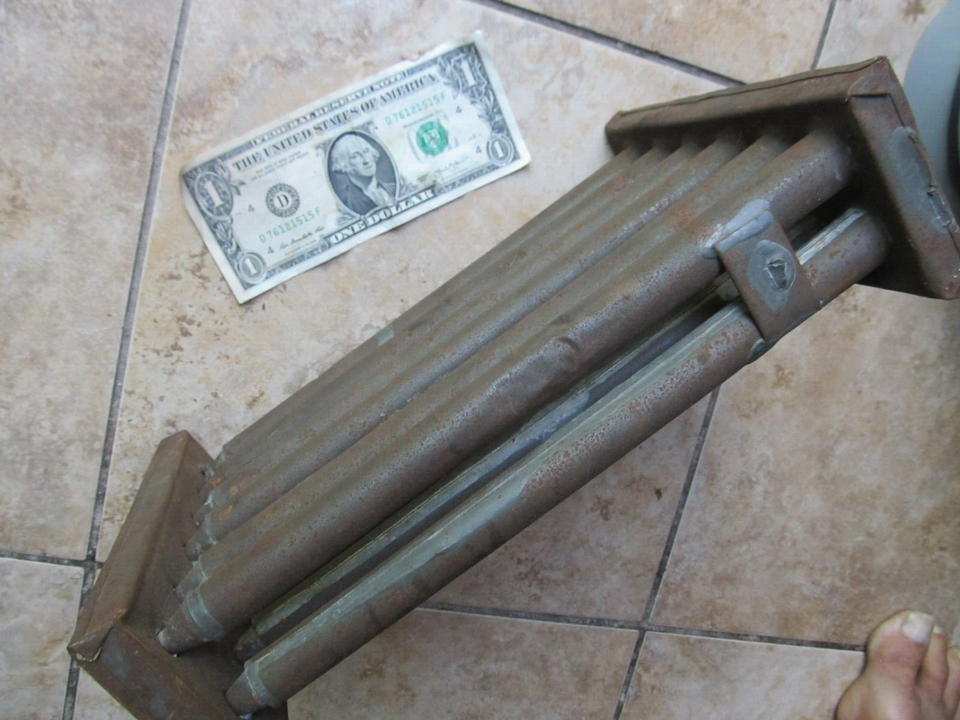 RARE Early LG. Handmade 12 TUBE COLONIAL 1790 Tin Candle Mold ...