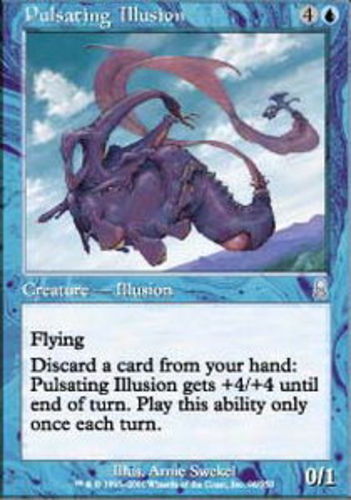 MTG: Pulsating Illusion [Moderately Played] Odyssey Magic the Gathering ...