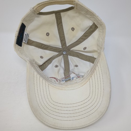 Greg Norman Strapback Baseball Cap Beige One Size Adjustable ...
