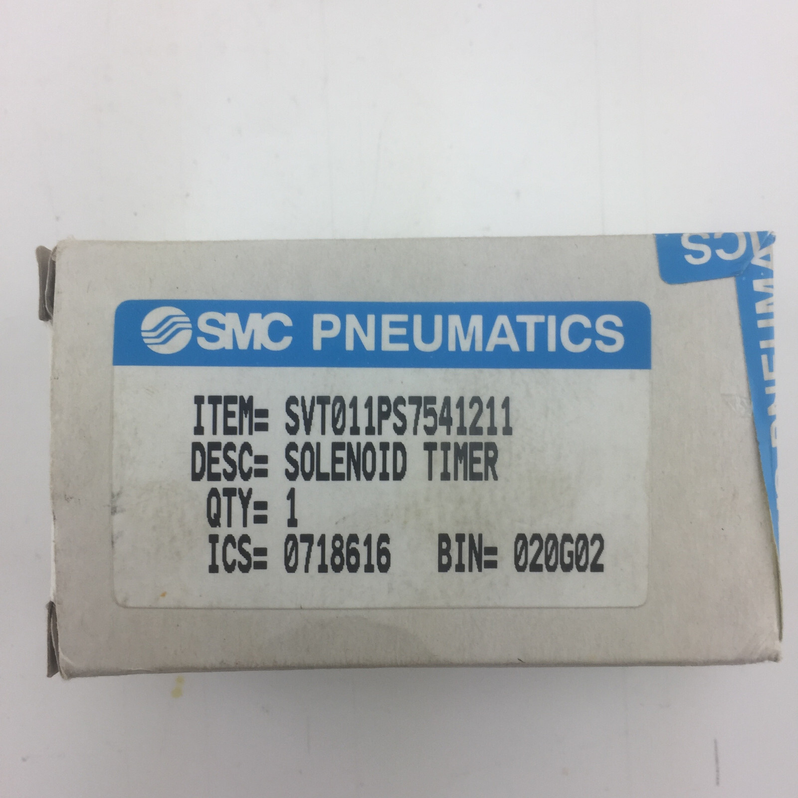 SMC SVT011PS7541211 Solenoid Timer 24-240V 50/60HZ 1A IP65 0.5s-45min ...
