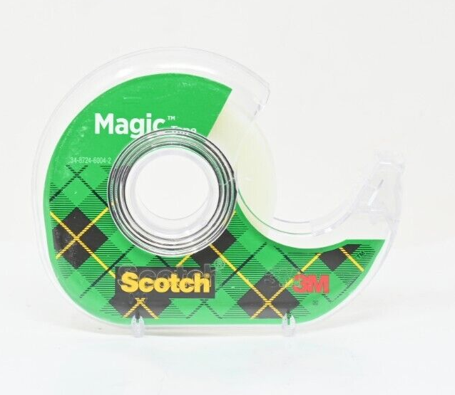 3M Scotch Gift Wrap Tape - 3 Magic Tape Invisible & 2 Gift Wrap tapes ...