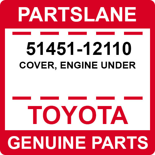 51451-12110 Toyota OEM Genuine COVER, ENGINE UNDER | eBay
