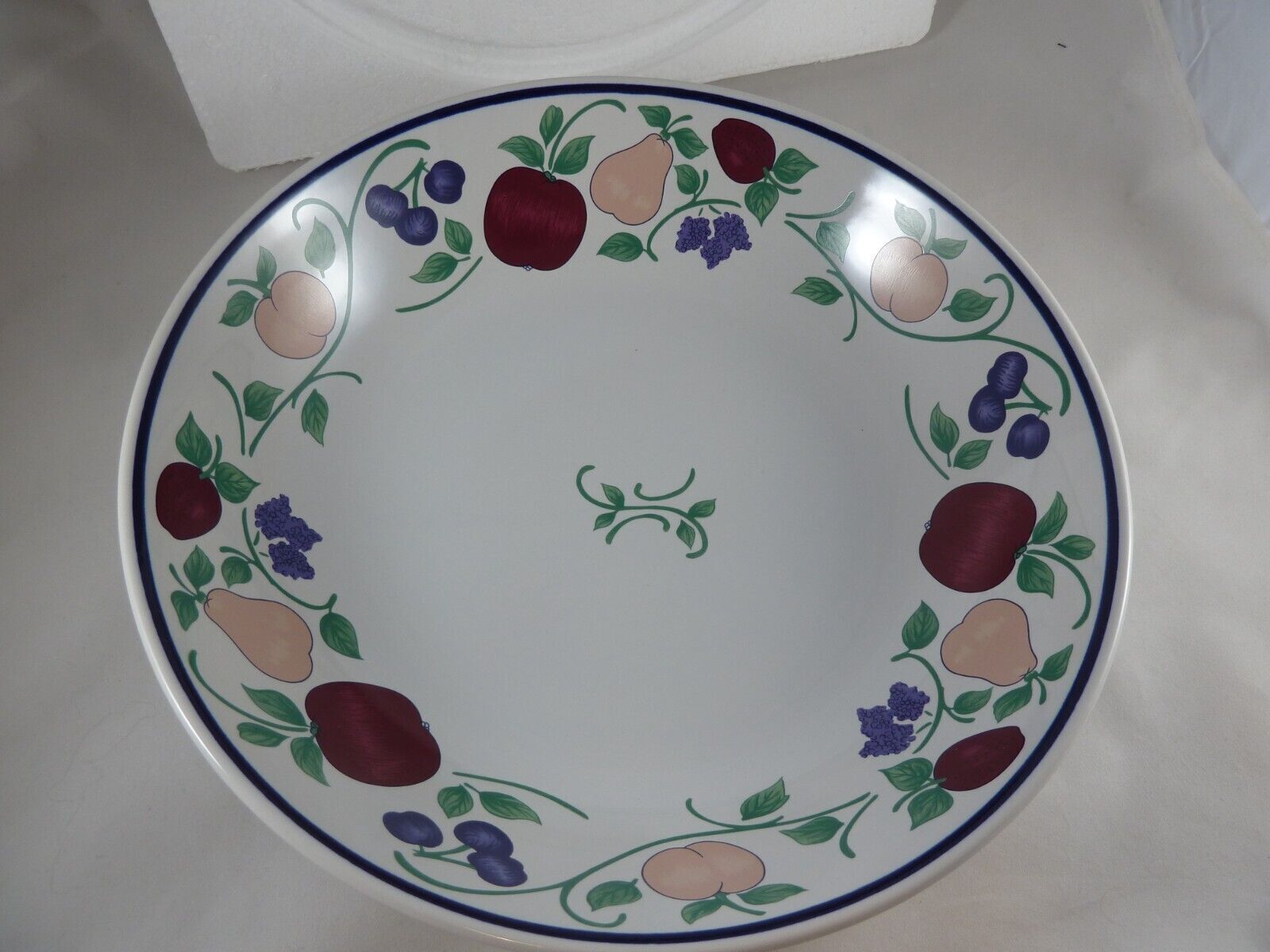 Princess House Orchard Medley Large 12" Pasta Bowl Vegetable Server ...