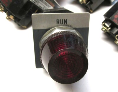 Allen-Bradley Pilot /Indicator Light Assembly (Red) Cat# 800T-P16 (Run ...