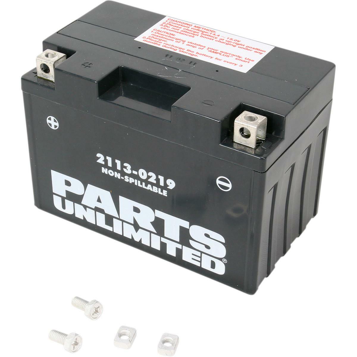 Parts Unlimited - CT12A-BS - AGM Factory Activated Maintenance-Free ...