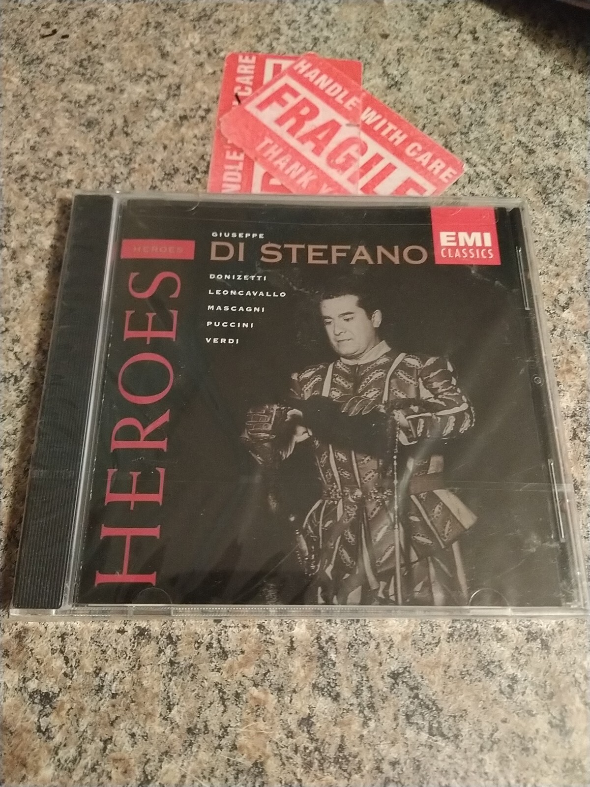 GIUSEPPE DI STEFANO tenor - Heroes (Verdi, Puccini etc) - CD, 1998, EMI ...