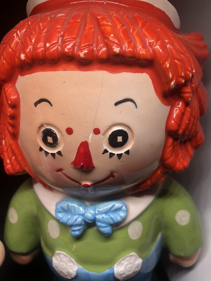 VINTAGE Raggedy Ann And Raggedy Andy Coin Banks | eBay