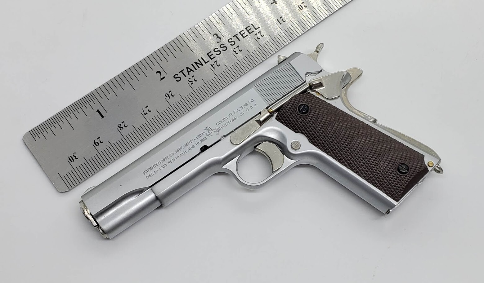 ALLOY EMPIRE 1911 Shell Eject COLT .45 COLLECTORS Toy Gun 1:2 Mini Guns ...