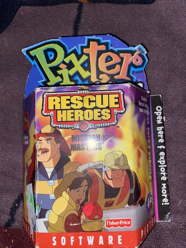 New Fisher Price Pixter Software cartridge Rescue Heroes Mission ...