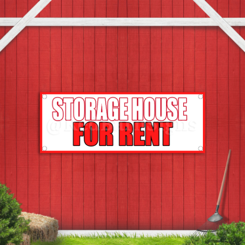 Storage House for Rent Indoor Outdoor Vinyl Banner Design | eBay