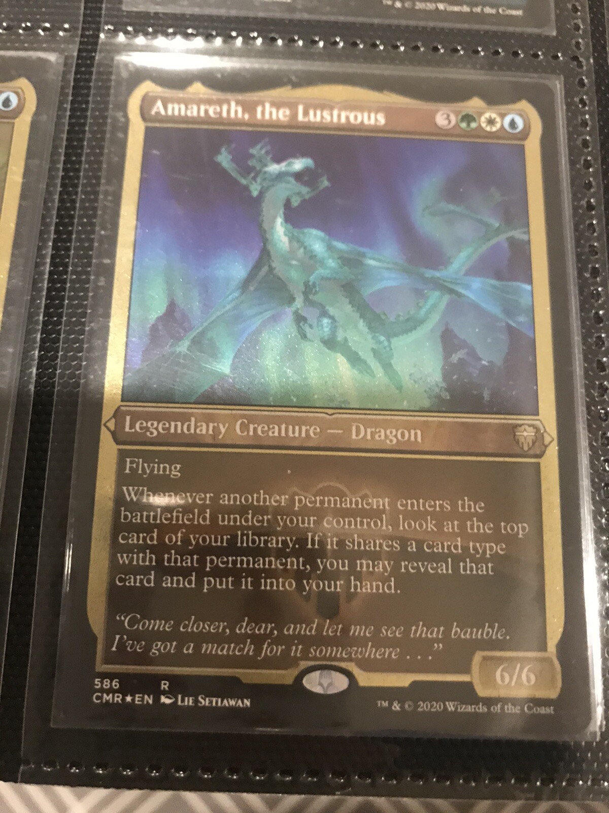 Amareth, the Lustrous, FOIL ETCHED, Commander Legends, MTG, NM/M | eBay