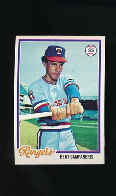 1978 Topps #260 Bert Campaneris * Shortstop * Texas Rangers * EX-MT ...
