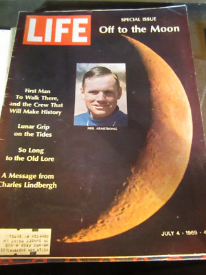 Vintage LIFE Magazine July 4 1969 Off to the Moon Special Issue Neil ...