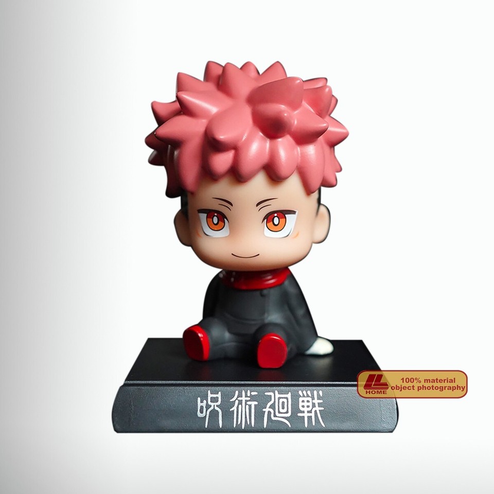 Anime ZS Itadori Yuji Sit smile cute Action Figure Statue Toy Gift car ...