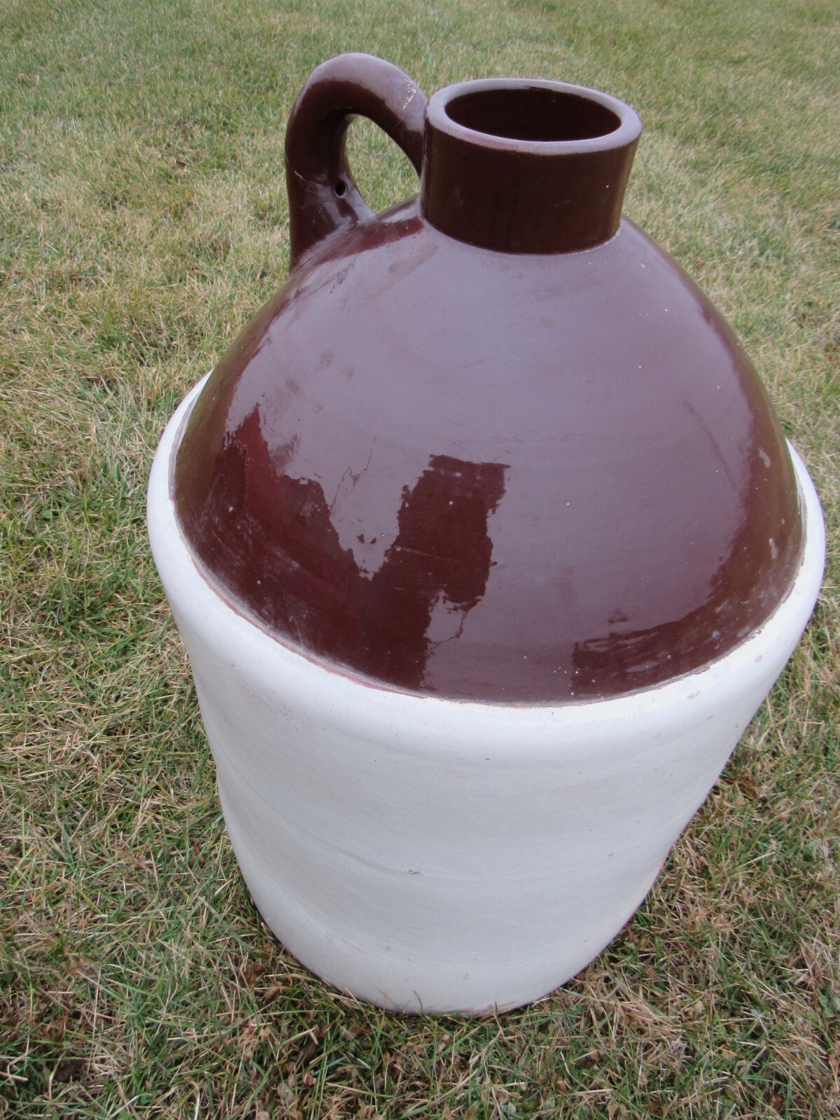 HUGE 25 Gallon HAEGER stoneware Jug !! Sebastiano Maglio. Old Vintage ...