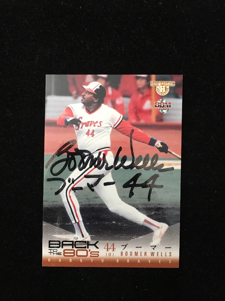 GREG BOOMER WELLS 2009 BBM Autographed Signed AUTO Card 066 HANKYU ...