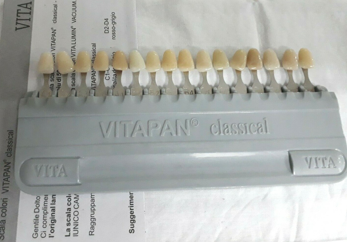 Vitapan Shade Guide classic Porcelain 16 Colors First Copy Dental Lab ...