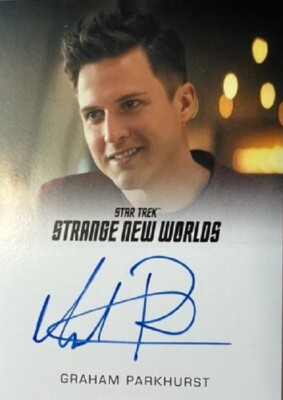 Graham Parkhurst Full Bleed Autograph, Star Trek Strange New Worlds ...