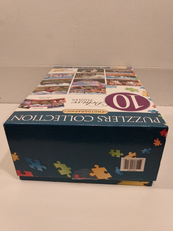 Puzzlers Collection Photographic 10 Deluxe Puzzles 5600 Pieces New Open ...