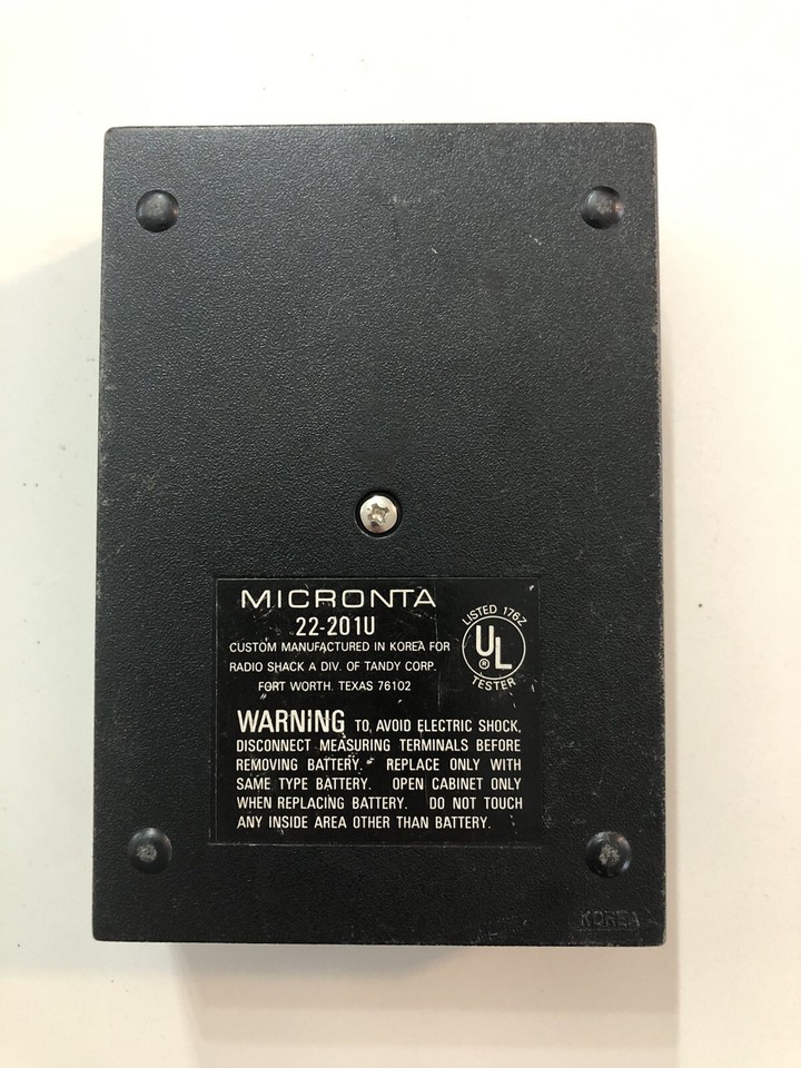 Micronta 22-201U Multimeter | eBay