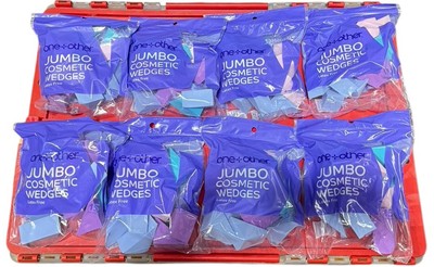 JUMBO COLORED COSMETIC WEDGES 15 COUNT LATEX FREE [8 PACK] 120 Total ...