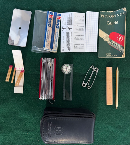 Victorinox Swiss Champ Survival Kit SOS Set Swiss Knife Sheath Case ...