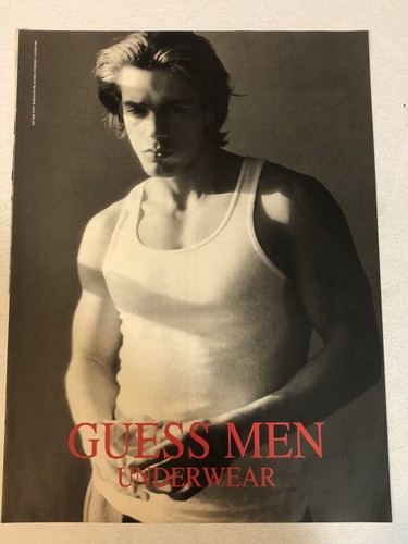 1993 Guess Men Underwear Print Ad Advert Vtg pa8 | eBay
