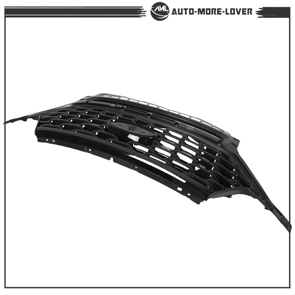 Front Grille LB5Z-8200-GC Gloss Black Fit For 2020 2021 2022 Ford ...