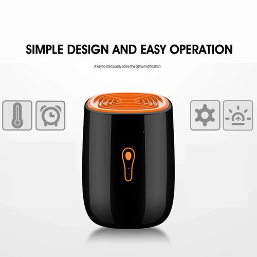 Portable Dehumidifier 800ML Electric Moisture Absorber Basement ...