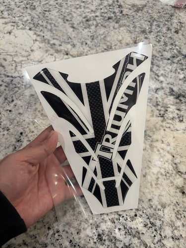 3D Gel Fuel Tank Pad Protector For Triumph Motorcycles + 3M Tape | eBay