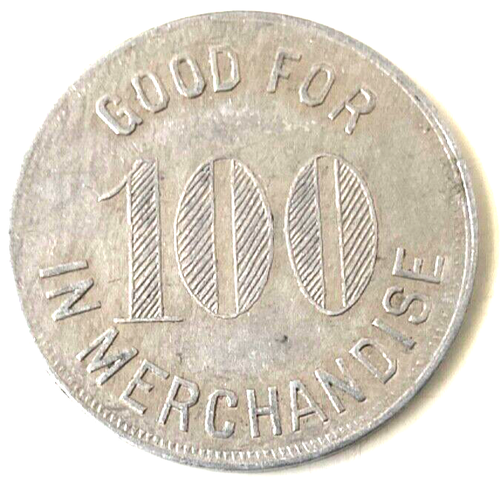 Miltonvale Kansas Farmers Store One Dollar Trade Token | eBay