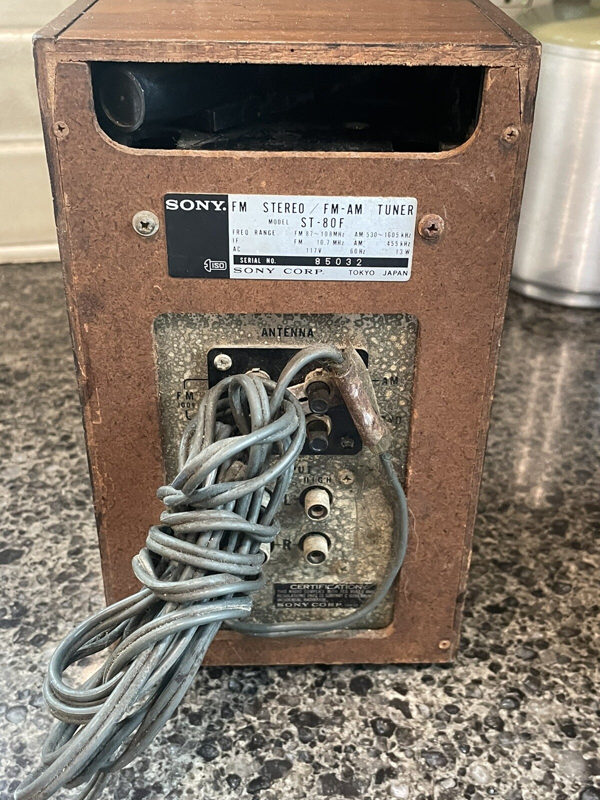Vintage Sony Audiophile St-80f Solid State Stereo Tuner for sale online ...