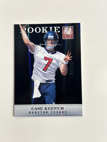 2012 Donruss Elite Case Keenum Rookie /999 Houston Texans/Cougars QB | eBay