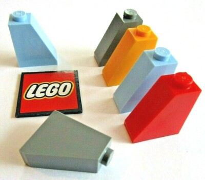 LEGO Slope 1x2x2 (65°) (Packs of 4) Choose Colour - Design ID 60481 | eBay