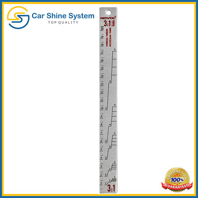 PAINT MEASURING MIXING STICK BIG LONG ALUMINIUM RATIO 4:1 & 5:1 NOVOL ...