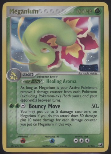 Meganium Reverse Holo Rare 2005 Pokemon Card 9/115 Unseen Forces Set EXCELLENT | eBay