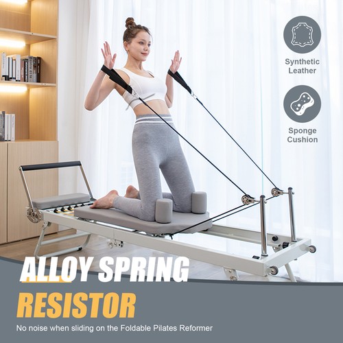 Pilates Reformer Foldable Reformer Pilates Machine & Equipment for Home ...
