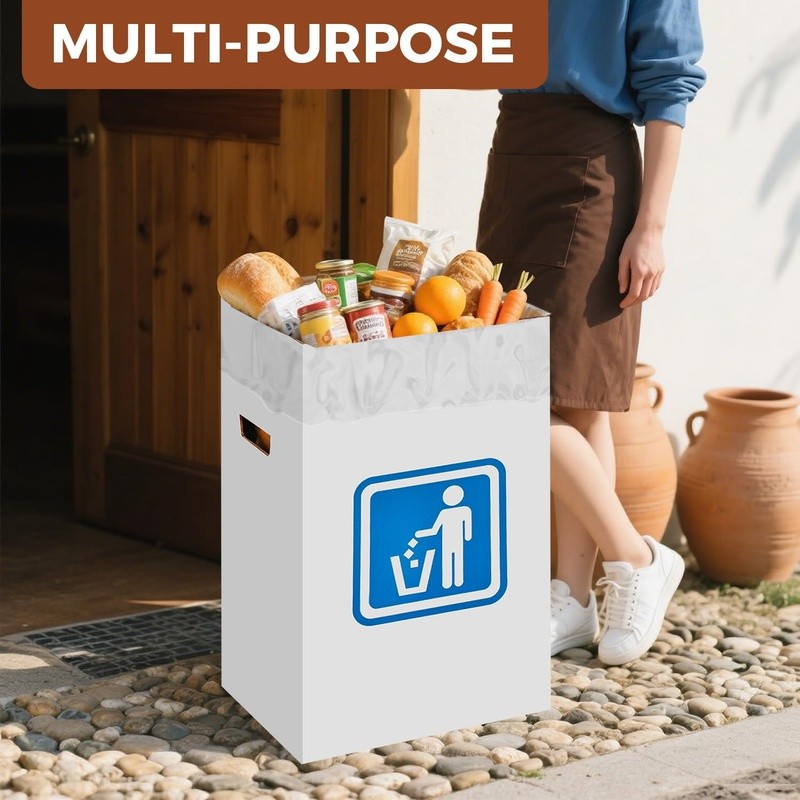 Reusable Pop Up Trash Cans Lightweight Disposable Recycling Bins Events ...