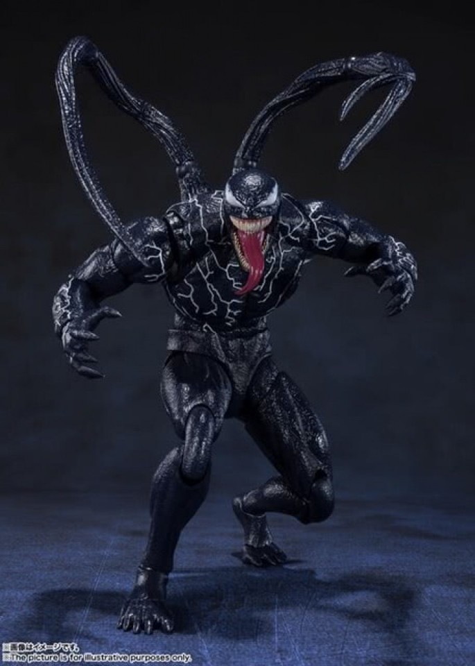 US Stock Bandai S.H.Figuarts Venom Let There be Carnage Venom SHF ...
