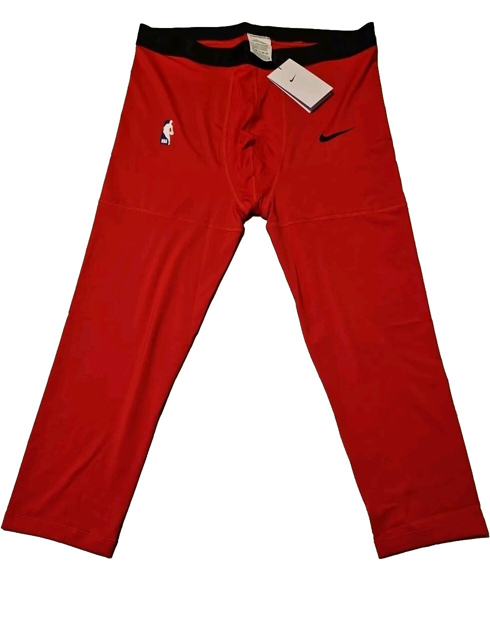 Authentic Nike Pro NBA 3/4 Compression Tights Red Mens 2XL | eBay