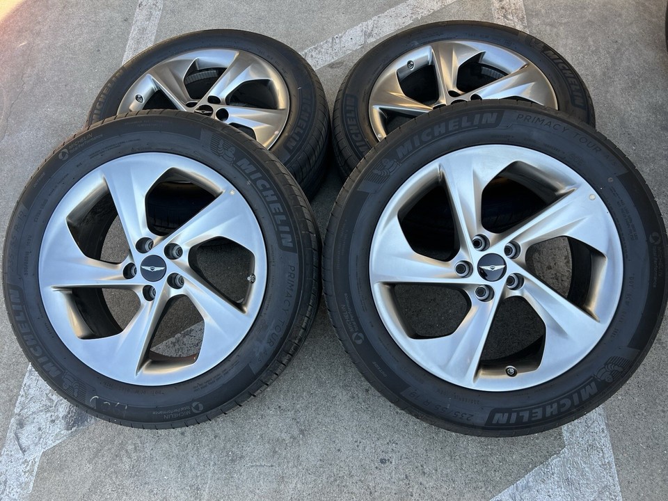 19” HYUNDAI GENESIS GV70 GV 70 STOCK FACTORY OEM WHEELS RIMS TIRES 2024 ...