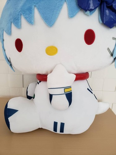 Sanrio Hello Kitty Evangelion Rei Ayanami Plush Stuffed Doll Unit-01 17 ...