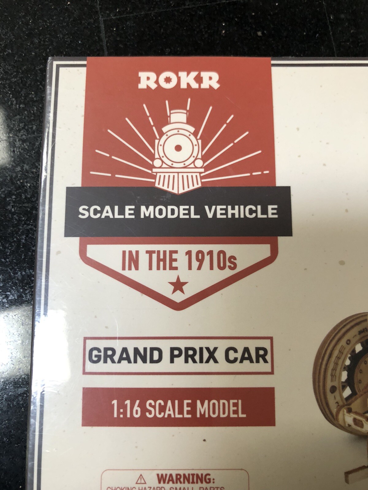 ROKR GRAND PRIX RACE CAR Indy 3D Wood Scale Model Kit DIY Puzzle Toy ...