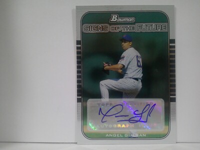 2005 Bowman Draft Signs of the Future Angel Guzman #SOF-AG Auto | eBay