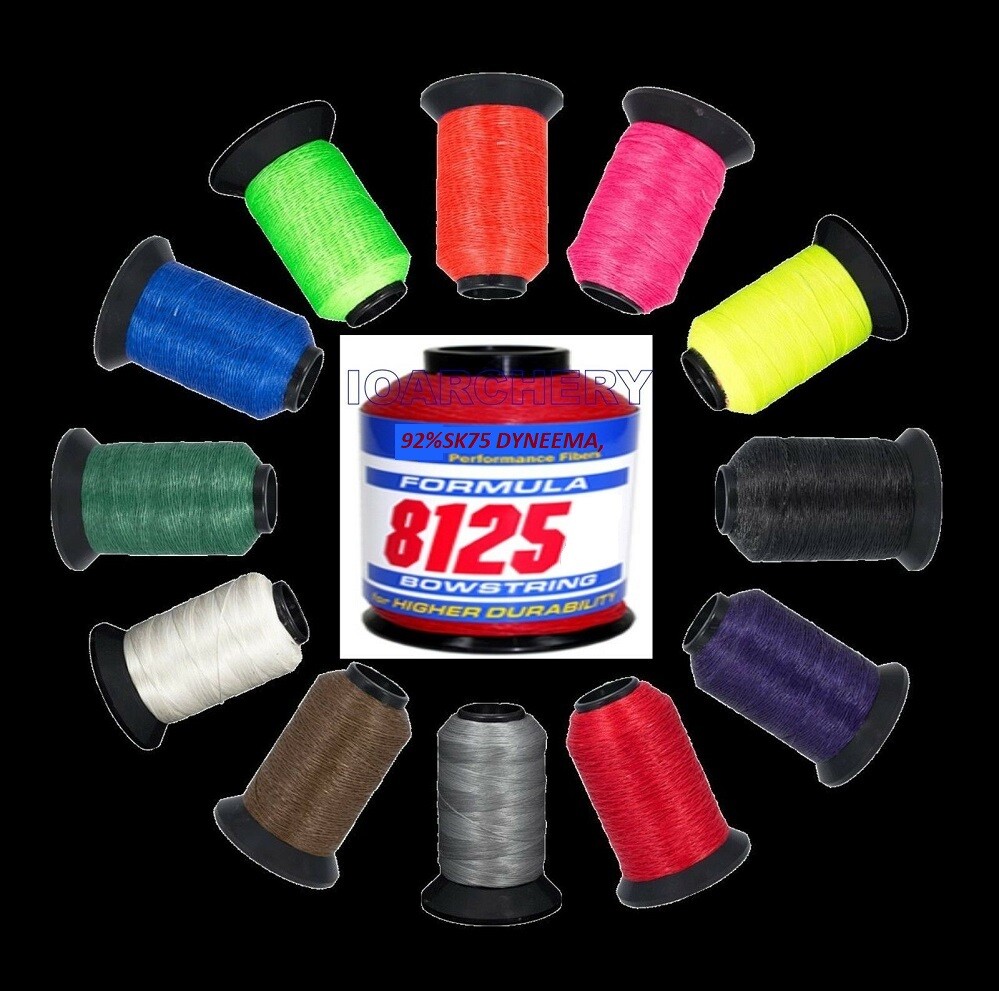 8125 BCY BOW STRING MATERIAL 1/8 LB SOLID COLORS | eBay