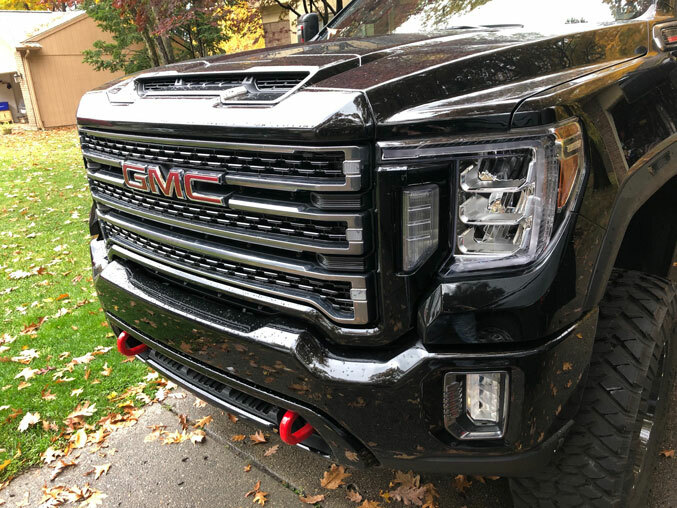 2020-2023 GMC Sierra 2500 3500 HD black grille insert mesh grill ...